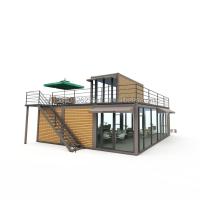 China Galvanized Steel Square Tubes Main Structure Prefabricated Villa House Modern Modular Container Luxury Three Bedroom for sale