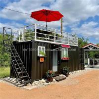 China Modern Design 20ft or 40ft Portable Shipping Container Clothing Store Prefab Mobile Shop Store House for Retail Business for sale