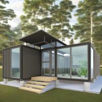 China Customized Color Container House Movable Prefabricated House 20ft Prefab Shipping Tiny House Kit for Hotel for sale