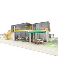 China Galvanized Steel Square Tubes Main Structure for Custom Hotel Container House Design and Construction for sale