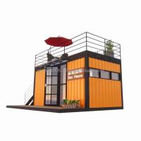 China Hotel 20 Foot Portable Container Clothes Shop Prefabricated Cafe Mobile Store Warehouse for sale