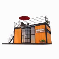 China Hotel 20 Foot Portable Container Clothes Shop Prefabricated Cafe Mobile Store Warehouse for sale