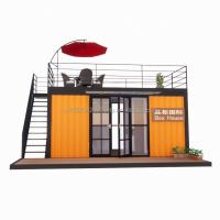 China Hotel 20 Foot Portable Container Clothes Shop Prefabricated Cafe Mobile Store Warehouse for sale