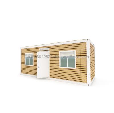 China Hotel Accommodation Aluminum Alloy Windows Modern Modular Steel Structure Imitation Wooden Luxury Single Person Apartment for sale