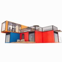 China 40ft Steel Homes with Chinese Design Style Luxury Living in Prefabricated Container Houses for sale