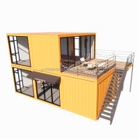 China 20ft Flat Packaging Sturdy and Durable for Bathroom Outdoor Container Storage Room Glass for sale