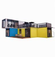China 40ft Steel Homes with Chinese Design Style Luxury Living in Prefabricated Container Houses for sale