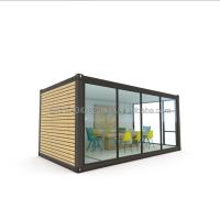 China Mobile and Portable Prefab Warehouse 20ft Shipping Container Office with 50/75/100mm Wave Sandwich Panel Wall for sale
