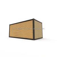 China Mobile and Portable Prefab Warehouse 20ft Shipping Container Office with 50/75/100mm Wave Sandwich Panel Wall for sale