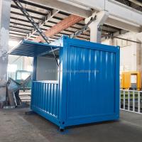 China Aluminum Alloy Windows Container Coffee Bar 10ft 20ft Fast Food Mini Pop-up Shop with Wall 50/75/100mm Wave Sandwich Panel for sale