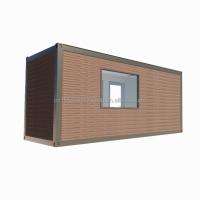 China Galvanized Steel Square Tubes Main Structure Prefab House for 20ft or 40ft Modern Luxury Villa Home for sale