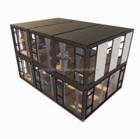 China Galvanized Steel Square Tubes Container The Ultimate Solution for Clothes Shop Cafe Office Retail Store Mobile Warehouse for sale