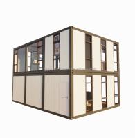 China Galvanized Steel Square Tubes Container The Ultimate Solution for Clothes Shop Cafe Office Retail Store Mobile Warehouse for sale