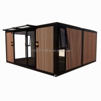 China Flat Top Container Prefabrication Studio Imitation Wood PVC Wall Panel for Affordable Family Residence in 20ft or 40ft Sizes for sale