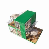 China Fully Furnished Container Housing Customized Color 20 ft Sea Freight Container for Hotel and Supermarket Needs Only for sale