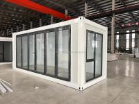 China Customized Color 20ft Living Container Home Prefabricated Tiny House with Galvanized Steel Square Tubes and Modular Design for sale