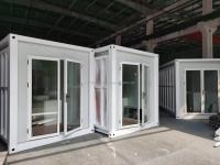 China Customized Color 20ft Living Container Home Prefabricated Tiny House with Galvanized Steel Square Tubes and Modular Design for sale