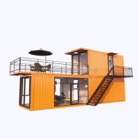 China Hotel Prefab Modular Steel Container Homes Sentry Box Mobile Container House 20ft 40ft for sale