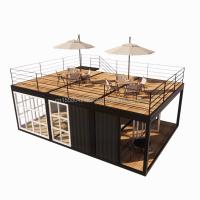 China Customized Color Container Bar Coffee Shop with Chinese Design Style and 20 Foot Prefabricated Container for sale