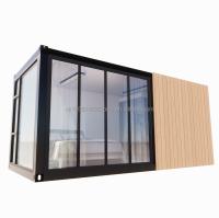 China Wooden Sturdy Steel Sun House 20ft Flat Container House with Wall 50/75/100mm Wave Sandwich Panel for sale