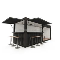 China 20FT Mini Pop-up Shop Container for Fast-Food Restaurant Convenience Store Kiosk and House Galvanized Steel Bending 180g for sale
