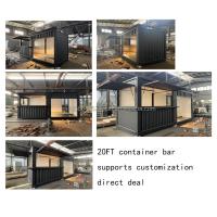 China 20FT Mini Pop-up Shop Container for Fast-Food Restaurant Convenience Store Kiosk and House Galvanized Steel Bending 180g for sale