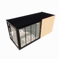 China Wooden Sturdy Steel Sun House 20ft Flat Container House with Wall 50/75/100mm Wave Sandwich Panel for sale