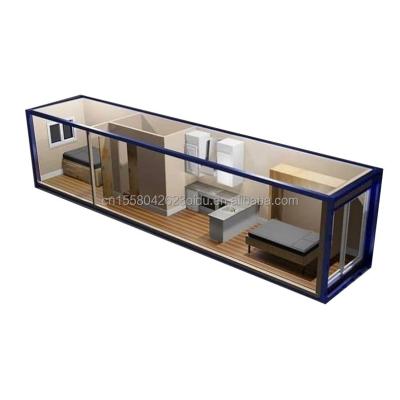 China Complete Set of Equipment for Constructing Small Houses 40ft Prefabricated Container Modular Cabins Container Residences for sale