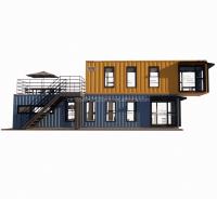 China Galvanized Steel Bending Container Design Coffee Bar House Mobile Shop Container Restaurant for sale
