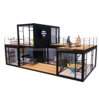 China Customized Color Luxury Modular Home Container Steel Residential Prefabricated Villa Prefabricated House Houses for Shop for sale
