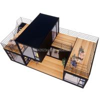 China Customized Color Luxury Modular Home Container Steel Residential Prefabricated Villa Prefabricated House Houses for Shop for sale