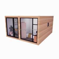 China Prefabricated Wooden Glass Sunlight House Container House with Customized Color and Wall 50/75/100mm Wave Sandwich Panel for sale