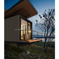 China Galvanized Steel Square Tubes Prefabricated Modular Cabin Wooden Garden Sunlight Room Complete Equipment for sale