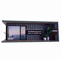 China Container Houses Prefabricated Casas Customized Color Wooden Glass Sunroom House Prefab Container Homes for sale