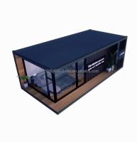 China Container Houses Prefabricated Casas Customized Color Wooden Glass Sunroom House Prefab Container Homes for sale