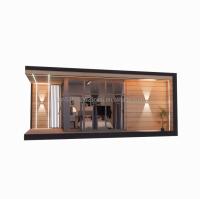 China 30ft Prefabricated Wooden Glass House Sunshine House Container Prefabricated Container for sale