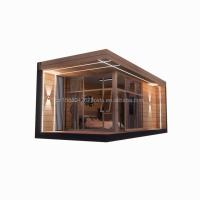 China 30ft Prefabricated Wooden Glass House Sunshine House Container Prefabricated Container for sale