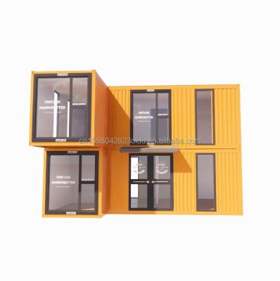 China 20ft/40ft Prefab Modular Tiny Kit Set Cabin Homes Container House Modern Design Style 3 Bedroom Ready Made House for sale