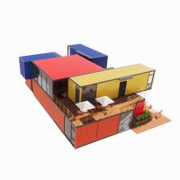 China Galvanized Steel Square Tubes Main Structure for Customization Modern Prefab Container Houses Aluminum Alloy Windows for sale