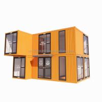 China 20ft/40ft Prefab Modular Tiny Kit Set Cabin Homes Container House Modern Design Style 3 Bedroom Ready Made House for sale