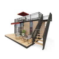 China Modern Design 20ft Custom Made Shipping Container Garden Coffee Shop Movable Bar Cafe Store Outdoor Steel Sandwich Panel for sale
