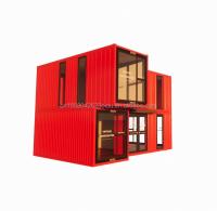 China 20ft/40ft Prefab Modular Tiny Kit Set Cabin Homes Container House Modern Design Style 3 Bedroom Ready Made House for sale