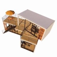 China Wall 50/75/100mm Wave Sandwich Panel Portable House Mobile Homes Prefab Office Building for Luxury Container Hotel Kitchens for sale
