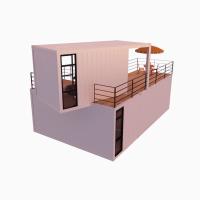 China Wall 50/75/100mm Wave Sandwich Panel Portable House Mobile Homes Prefab Office Building for Luxury Container Hotel Kitchens for sale