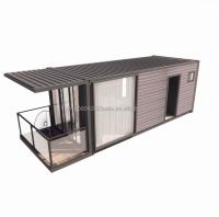 China Galvanized Steel Square Tubes Prefab Container House Movable Prefabricated Home 20ft Shipping Tiny Houses Customized Color for sale