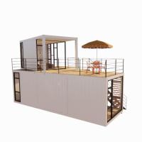 China Wall 50/75/100mm Wave Sandwich Panel Portable House Mobile Homes Prefab Office Building for Luxury Container Hotel Kitchens for sale