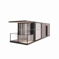 China Galvanized Steel Square Tubes Prefab Container House Movable Prefabricated Home 20ft Shipping Tiny Houses Customized Color for sale