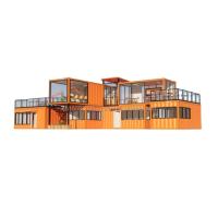 China Prefab Modular 3 Bedroom House Galvanized Steel Square Tubes 20ft or 40ft Ready-Made Tiny Cabin Kit Set for sale