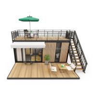 China Wall 50/75/100mm Wave Sandwich Panel Detachable Container Customized 20ft Pop-Up Coffee Shop for Fast and Convenient Stall for sale