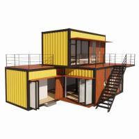 China Customized Color Modern Luxury Prefabricated Steel Houses with Toilet Shop Custom Selection for sale